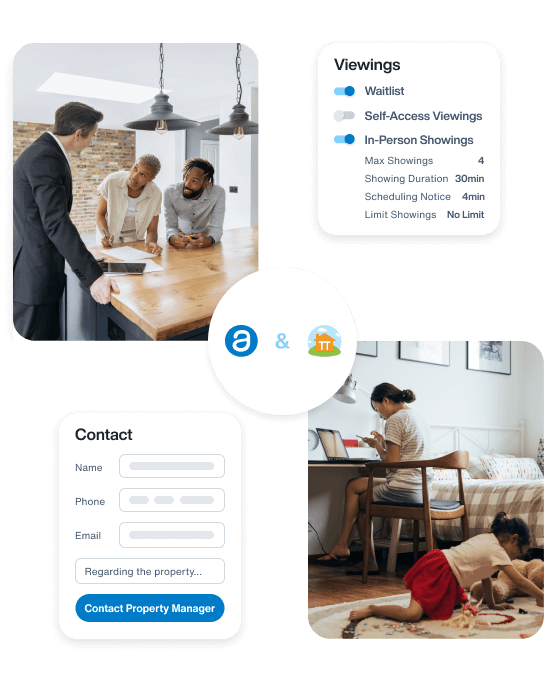 Tenant Turner Property Leasing & Scheduling Integrated with AppFolio
