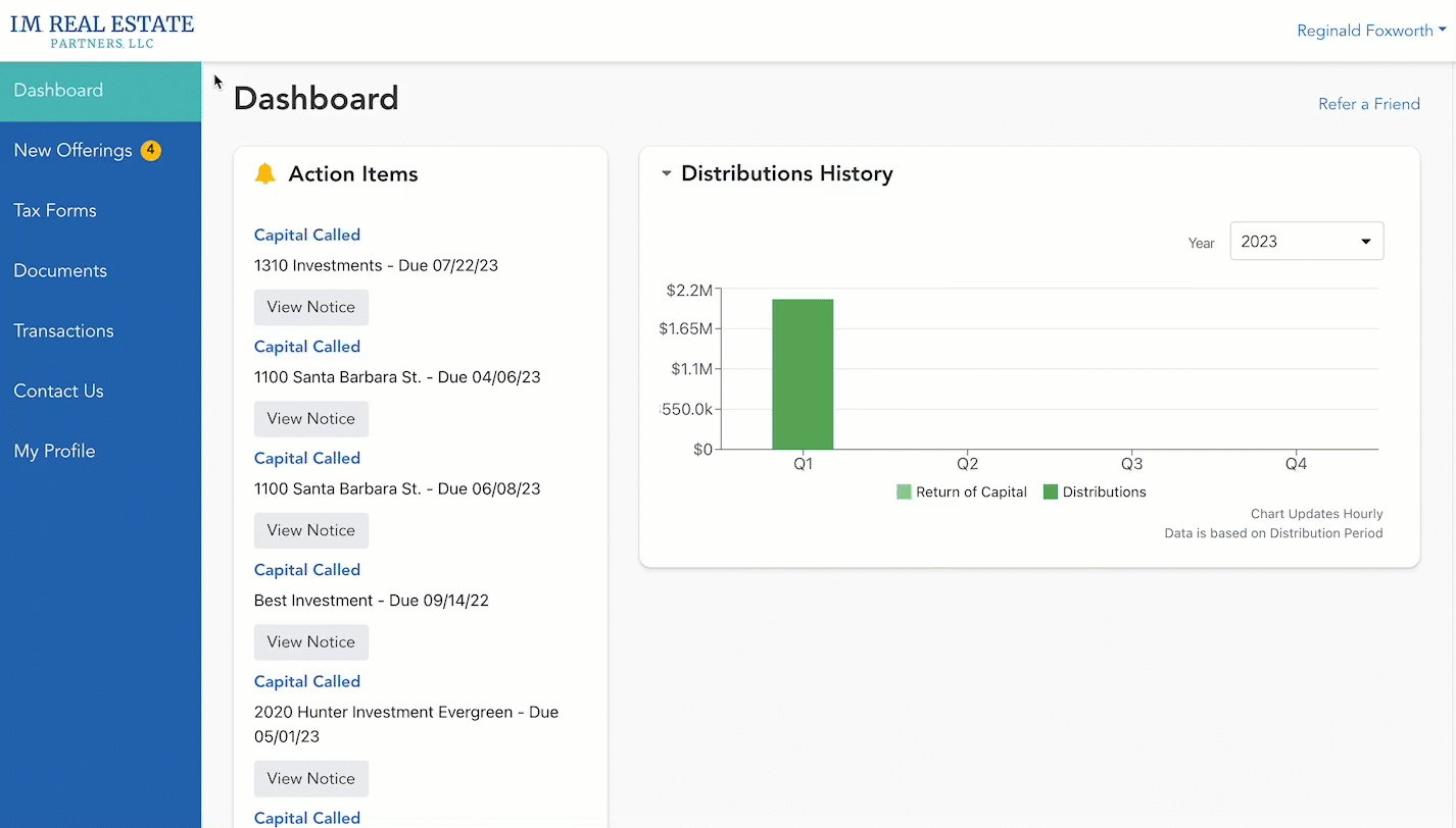 Investor Portal