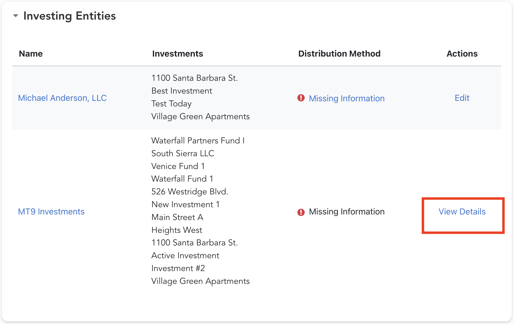 Investor Portal investor-portal
