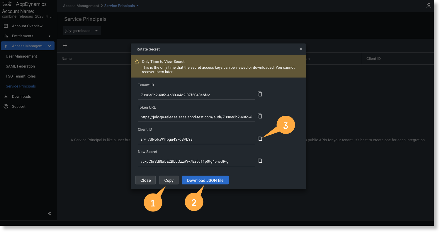 Create Service Principals