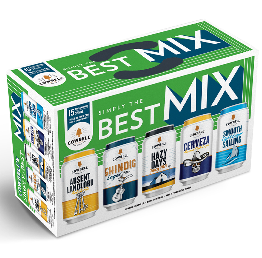 COWBELL BREWING CO. SIMPLY THE BEST MIX PACK - The Beer Store