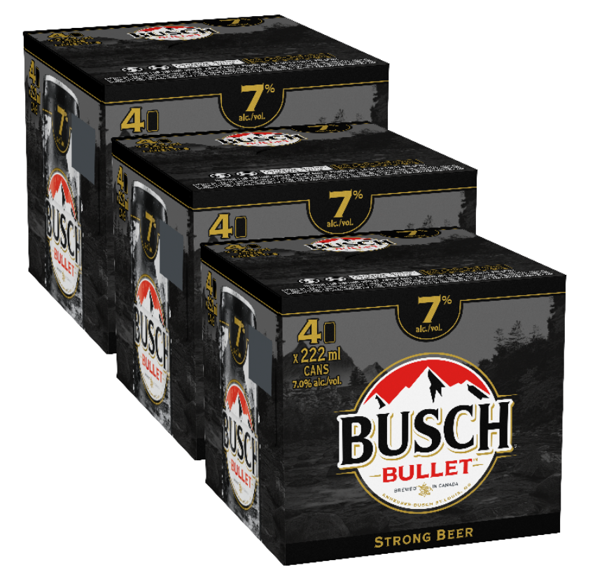 BUSCH BULLET: 4 X Can 222 ml - The Beer Store