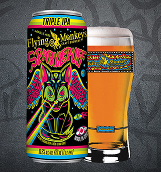 FLYING MONKEYS SPARKLEPUFF TRIPLE IPA - The Beer Store