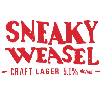 SNEAKY WEASEL LAGER: 1 X Can 473 ml - The Beer Store