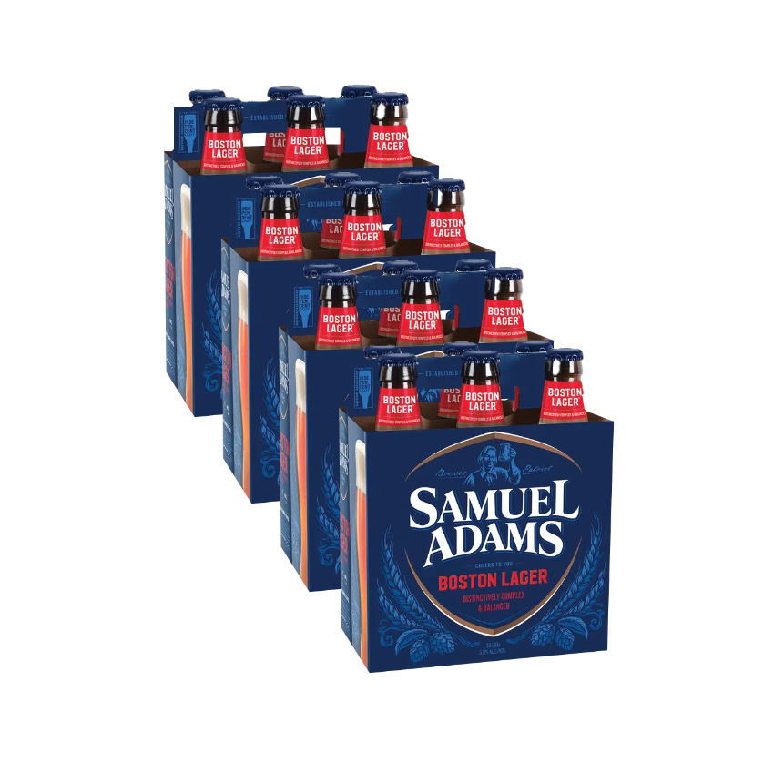SAMUEL ADAMS BOSTON LAGER: 24 X Bottle 355 ml - The Beer Store