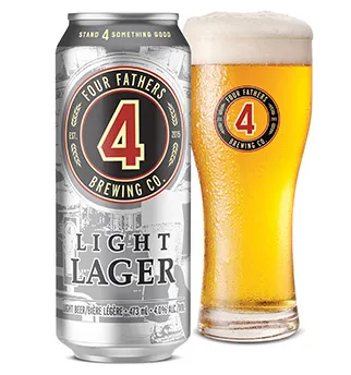 FOUR FATHERS LIGHT LAGER - The Beer Store