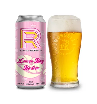 RUSSELL WHITE RABBIT LEMON RASPBERRY RADLER - The Beer Store