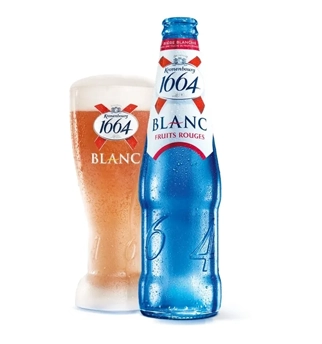 KRONENBOURG 1664 BLANC FRUITS ROUGES - The Beer Store