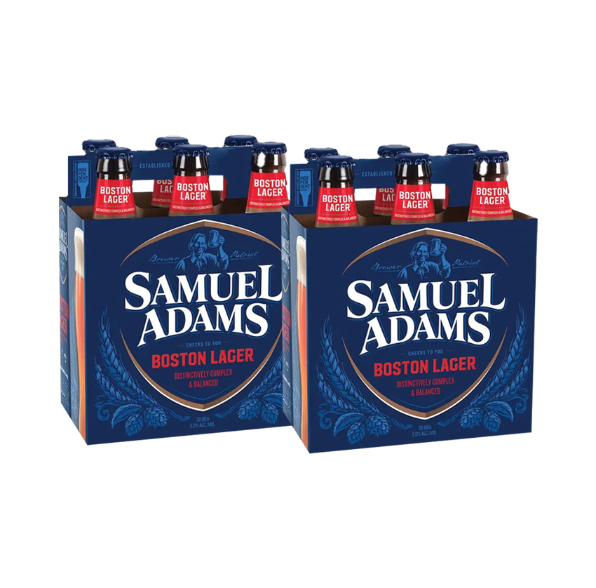 SAMUEL ADAMS BOSTON LAGER: 12 X Bottle 355 ml - The Beer Store