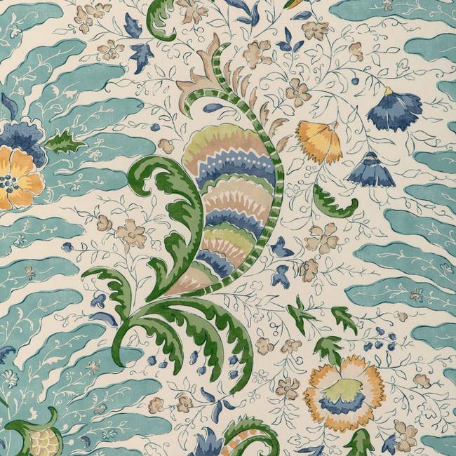 Riviere Print - Aqua | Kravet