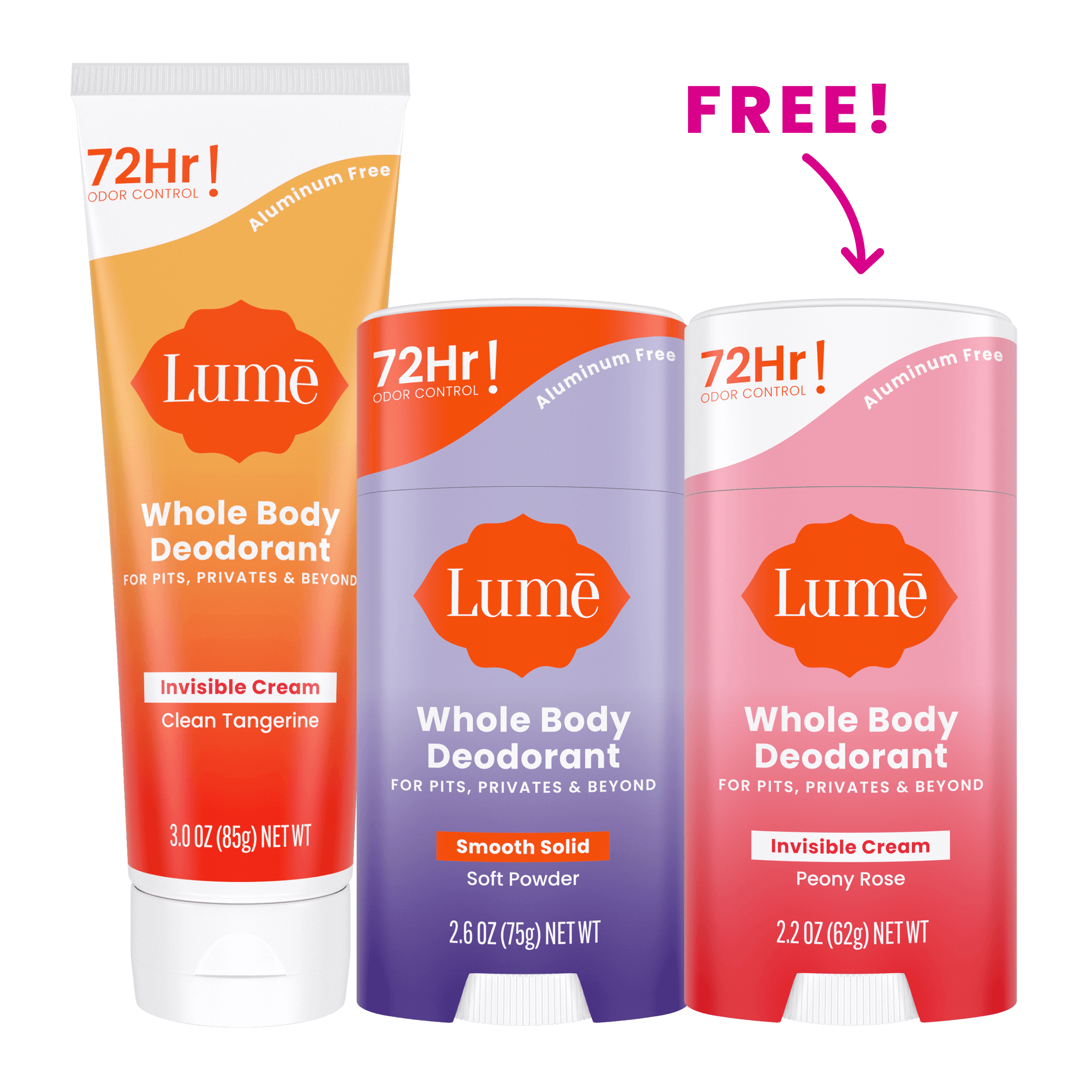 Lume Deodorant | Aluminum-Free Deodorants for Anywhere on Your Body