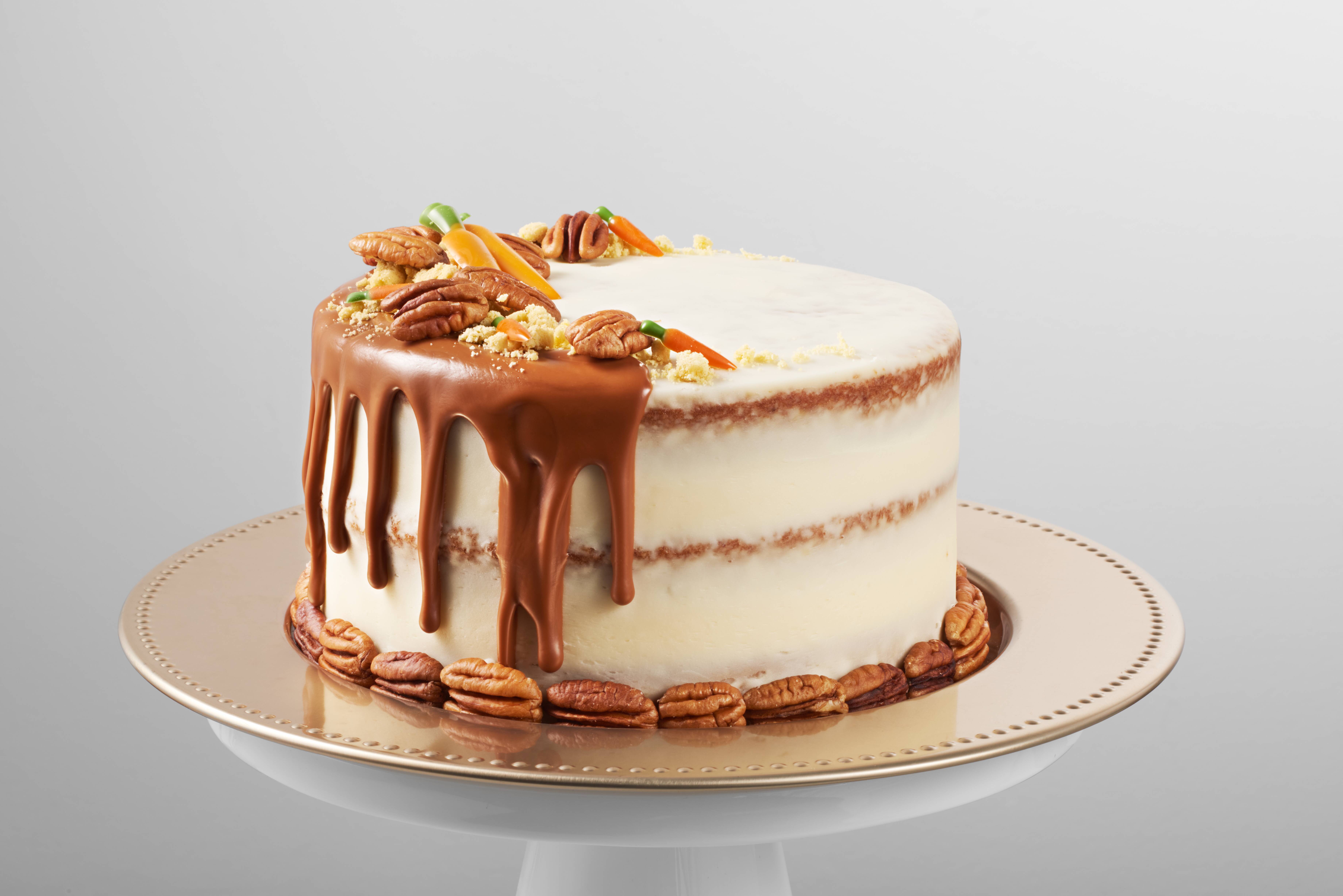 Gâteau Carotte Caramel Pacanes