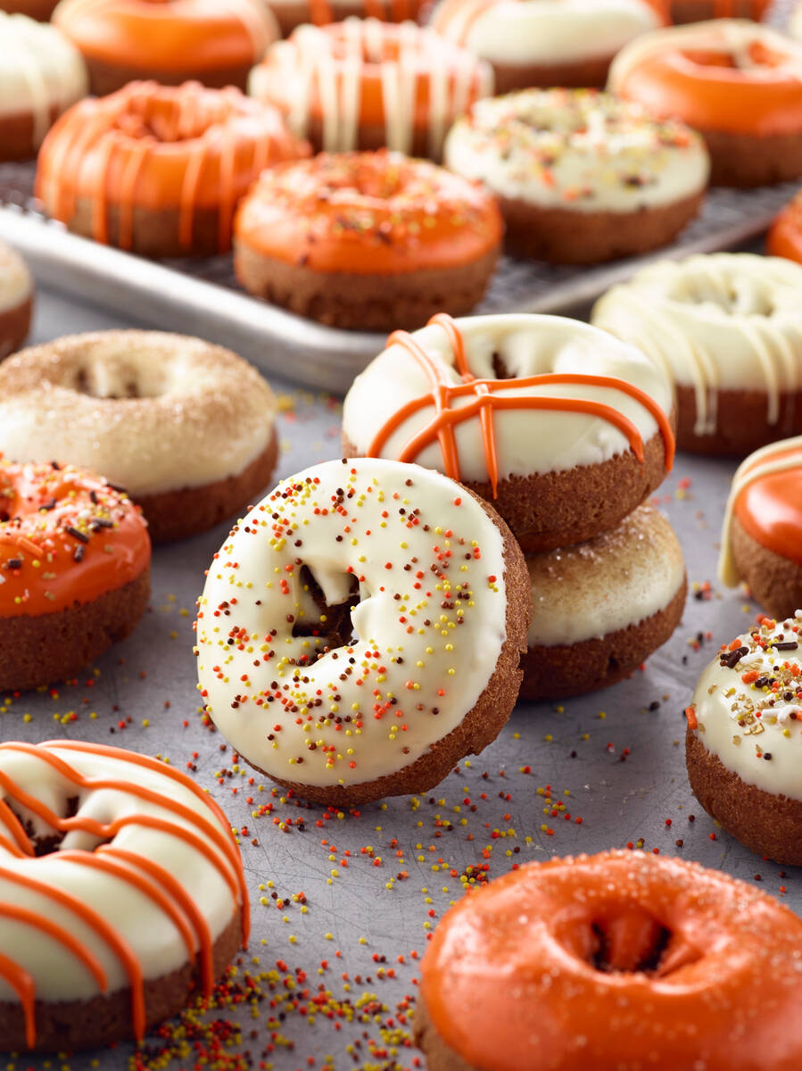 Autumn Pumpkin Donuts