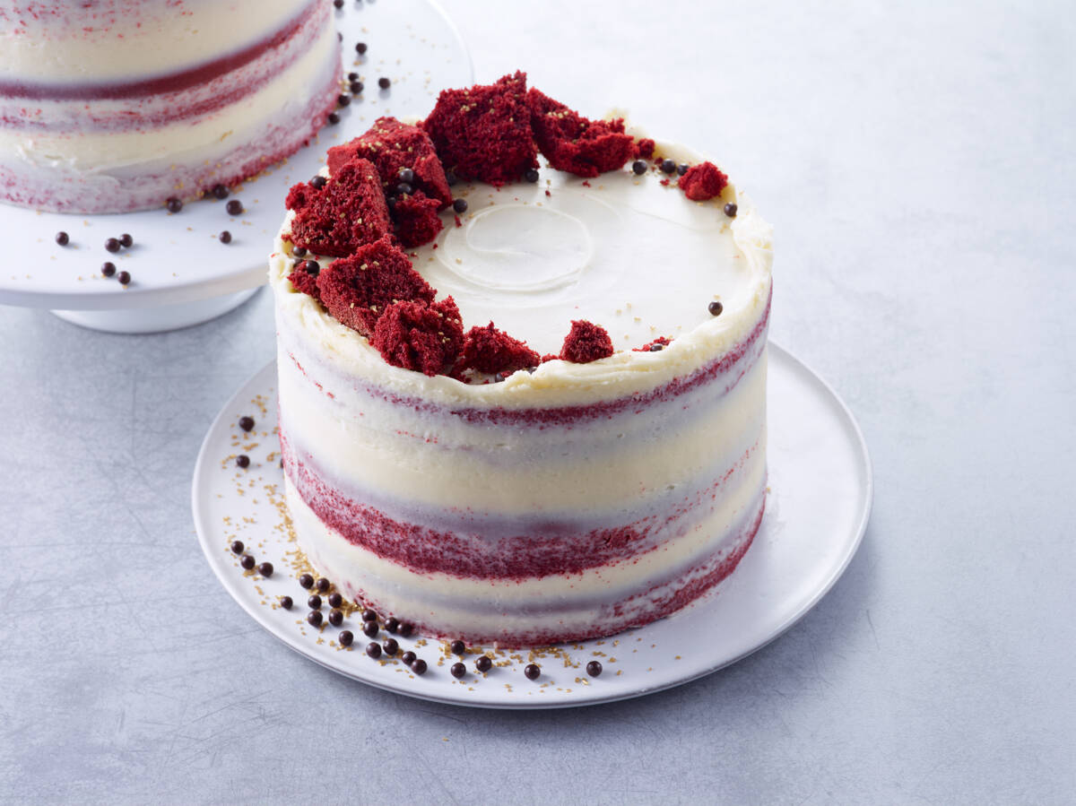 Rustic Red Velvet Cake