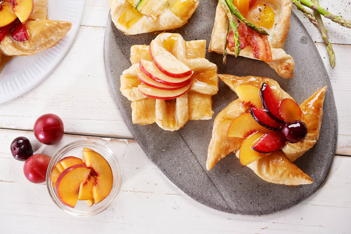 Personal Puff Pastry Tarts- Caramel Apple