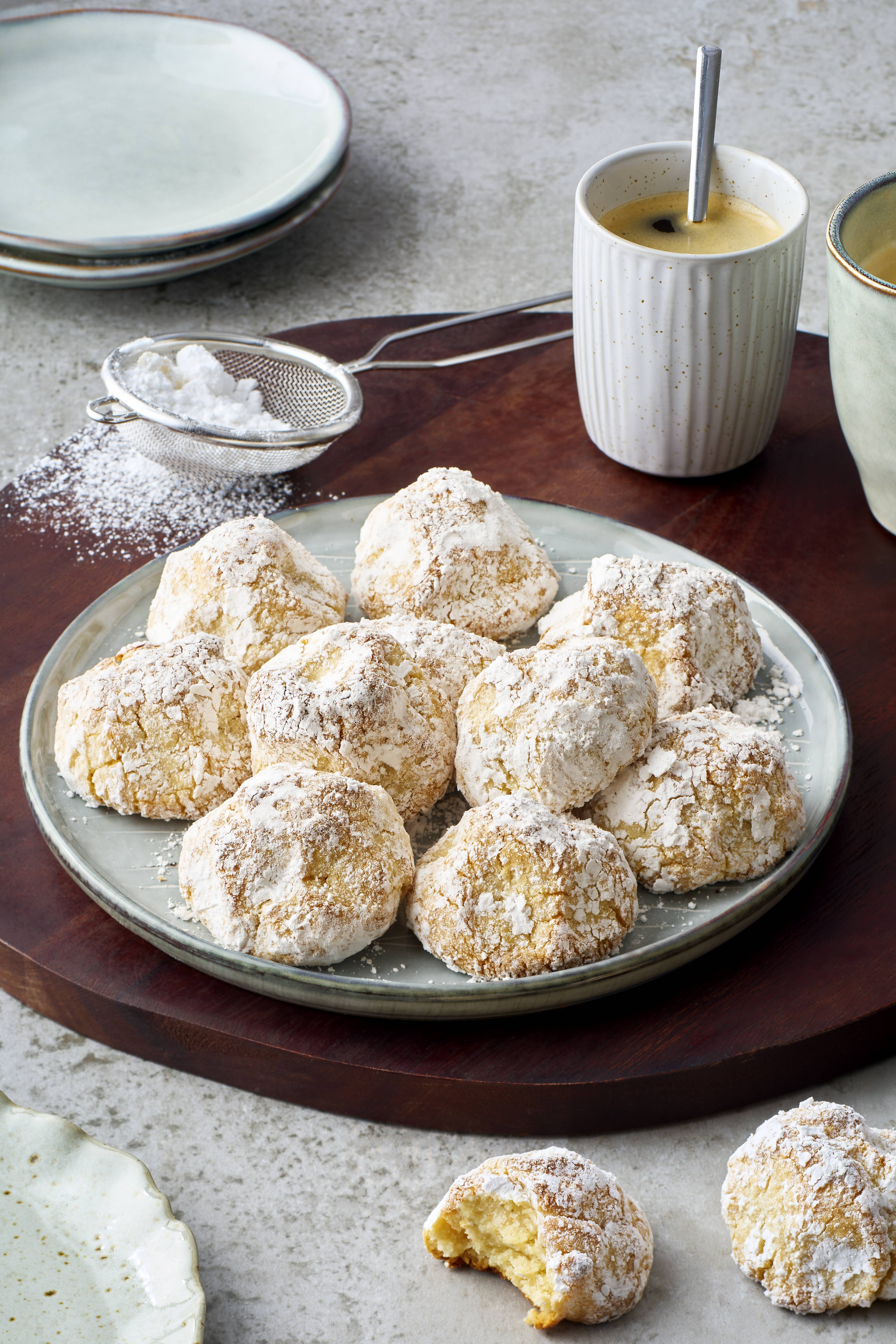 Lemon & Passionfruit Amaretti Cookies