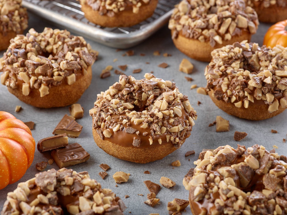Pumpkin Toffee Donuts