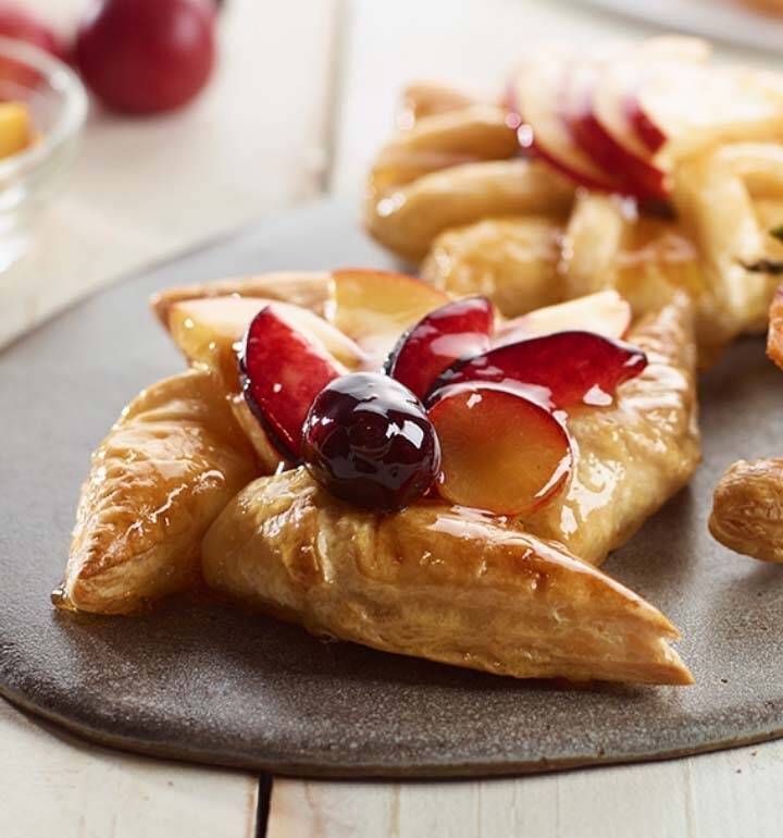 Personal Puff Pastry Tarts- Almond Stone Fruit
