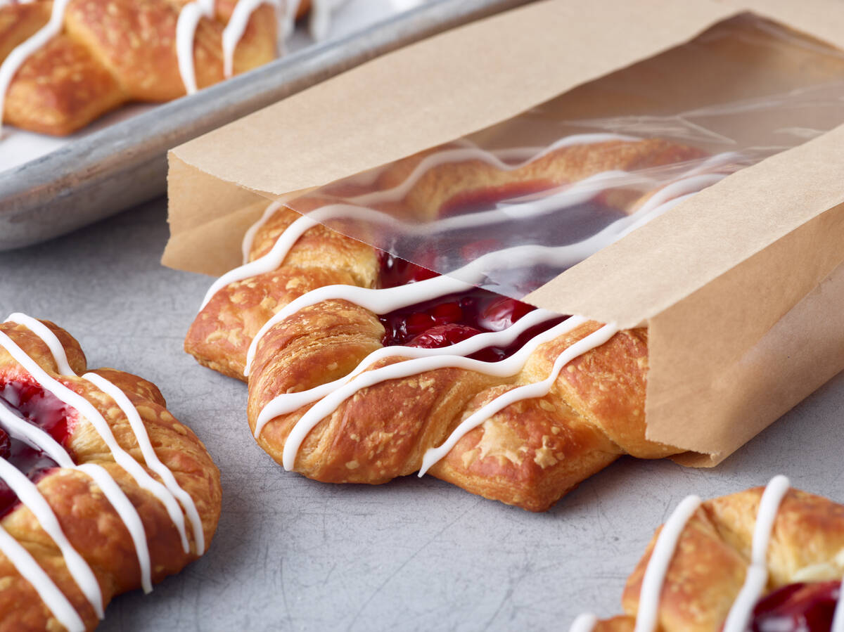 Cherry Cheesecake Danish Snowflake