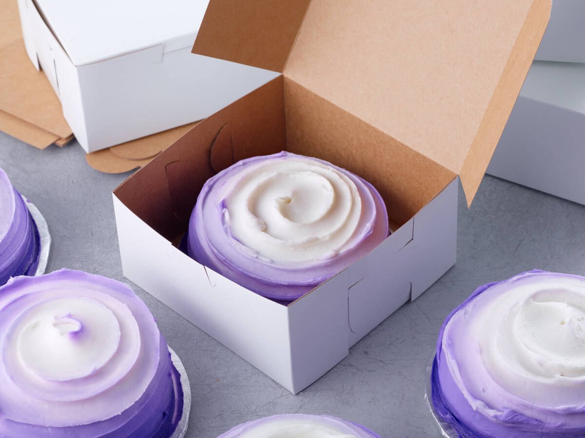 Lilac Swirl and Twirl Cake