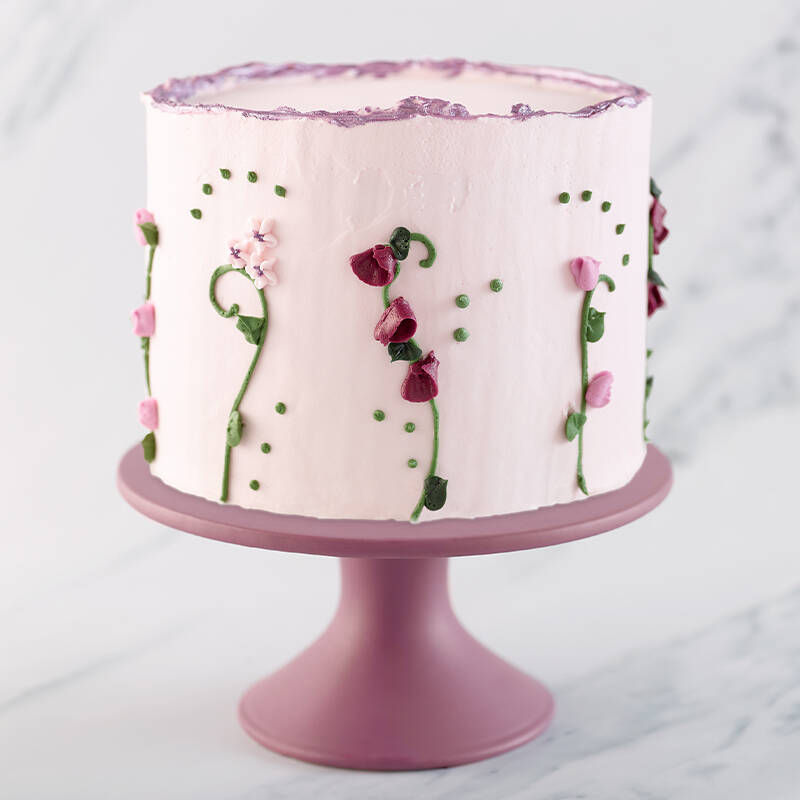 Gâteau Fleurs de Rosiers