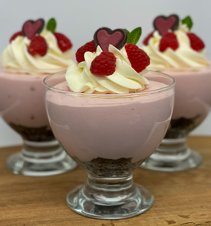 Raspberry Cheesecake Sundae