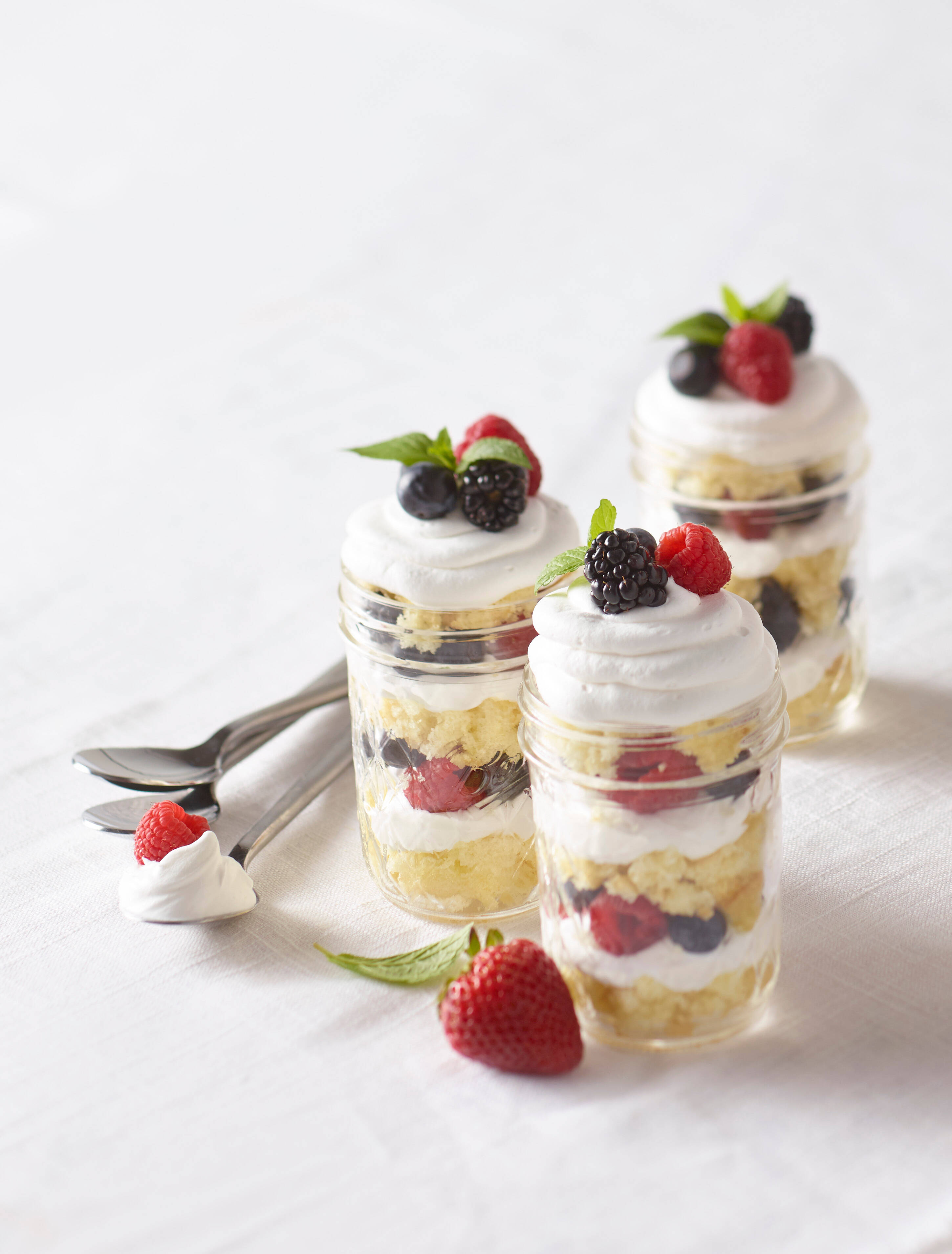 Individual Berry Trifles