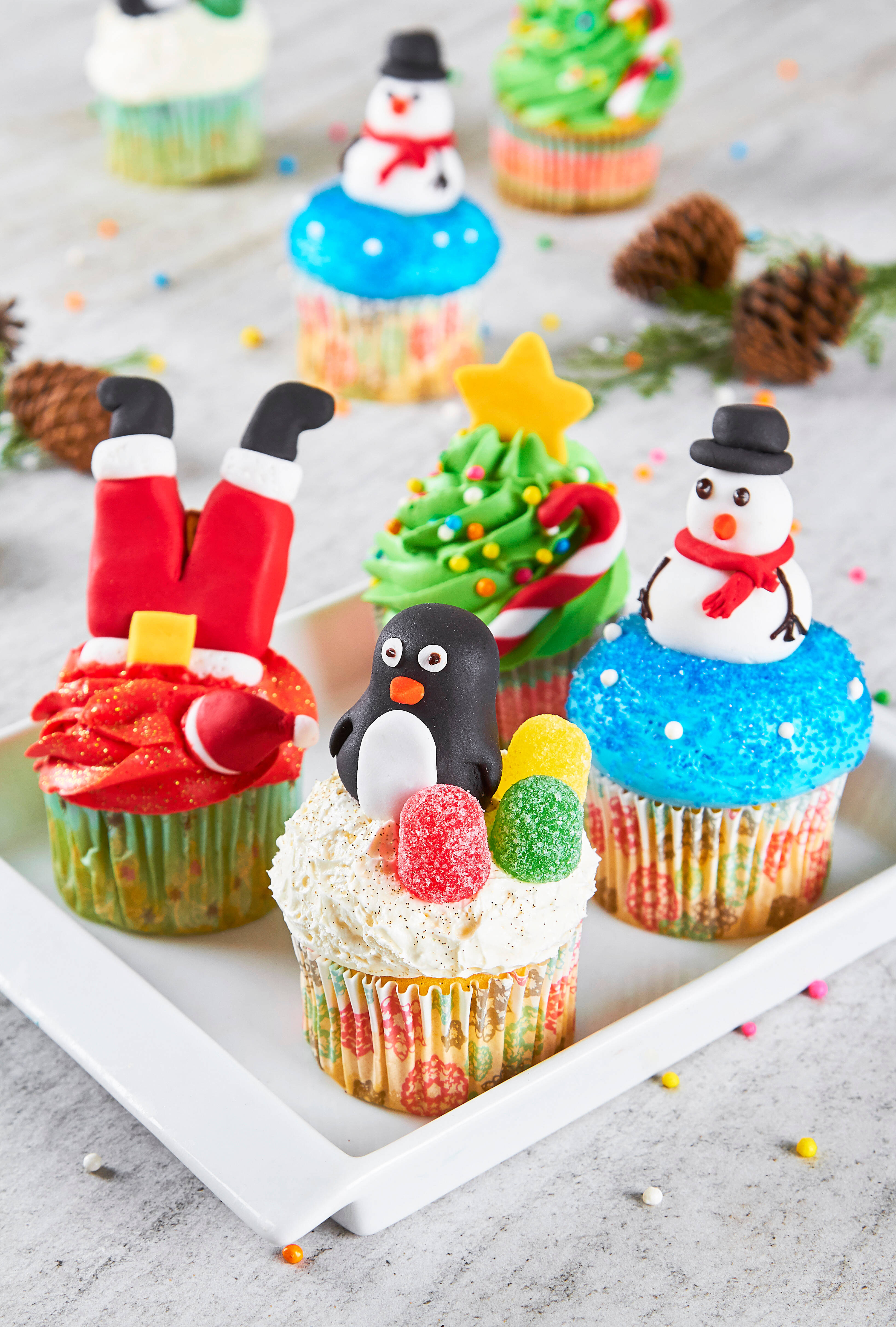 Cupcakes Navideños