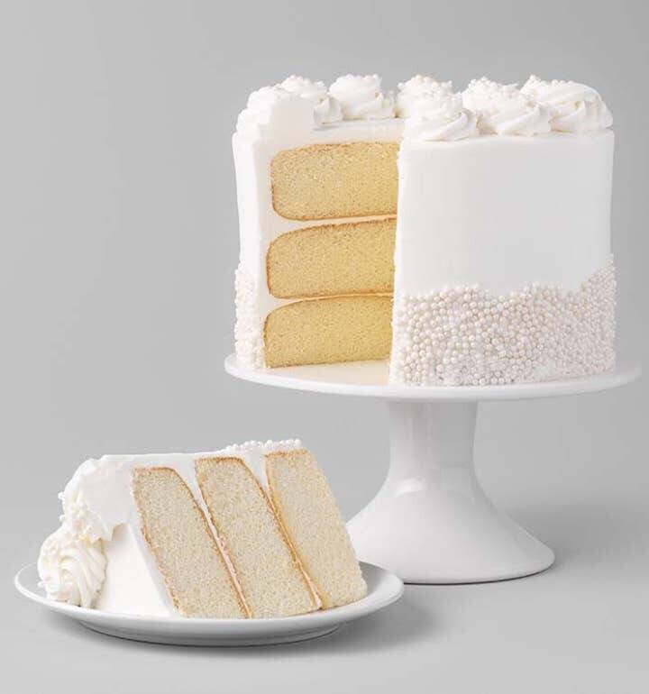 White Cake with White Buttercreme