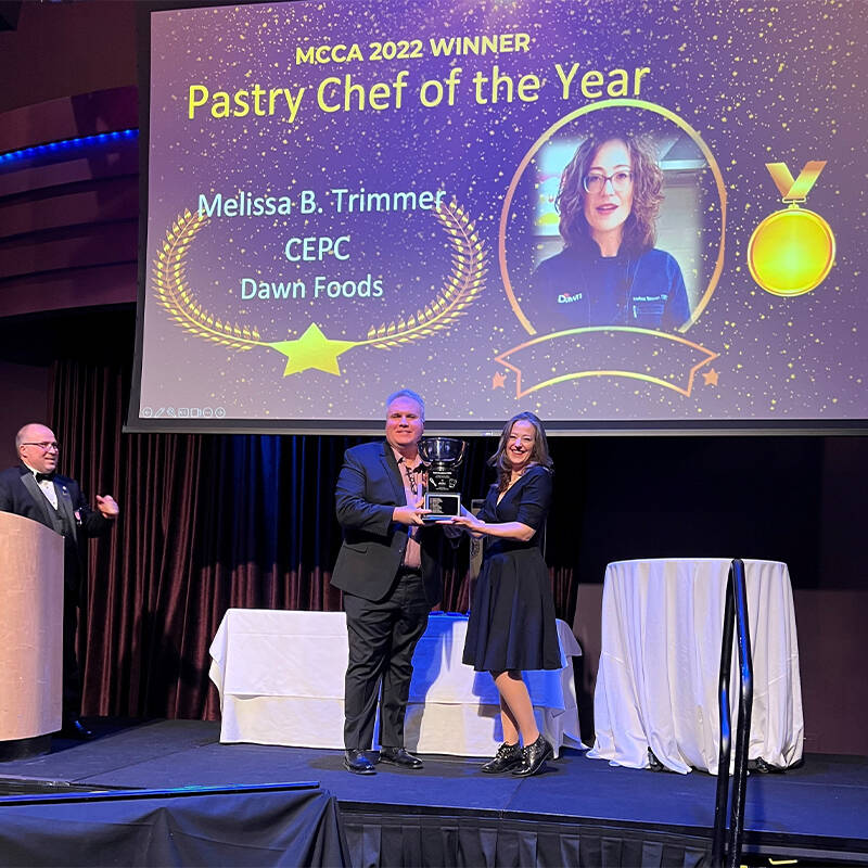 Dawn Foods Corporate Pastry Chef Melissa Trimmer, CEPC, honored with ...