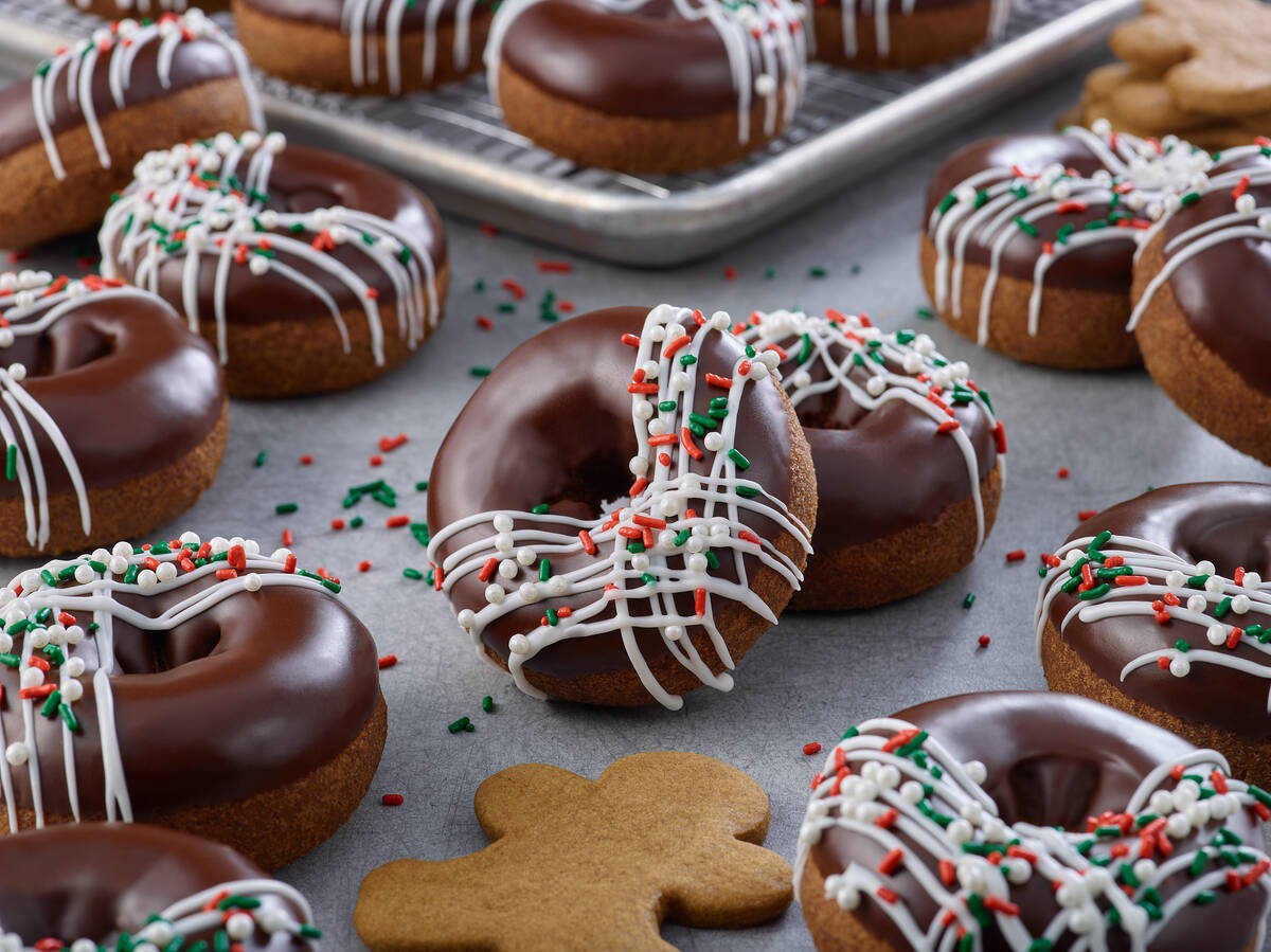 Chocolate Gingerbread Donuts