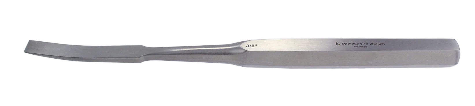 Osteotome, Hibbs, Curved, 3/8 in (10 mm) Wide, 9 1/2 in | Aspen Surgical