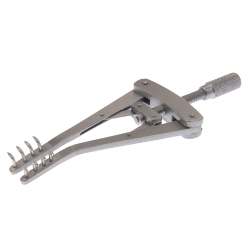 Retractor, Alm, Sharp, 4 x 4 Prong, 3 in | Aspen Surgical
