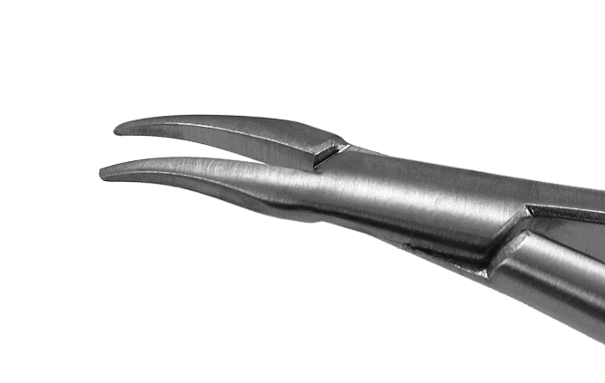 Needle Holder, Barraquer, Curved, Delicate, Micro, w/Lock, 4 3/4 in ...