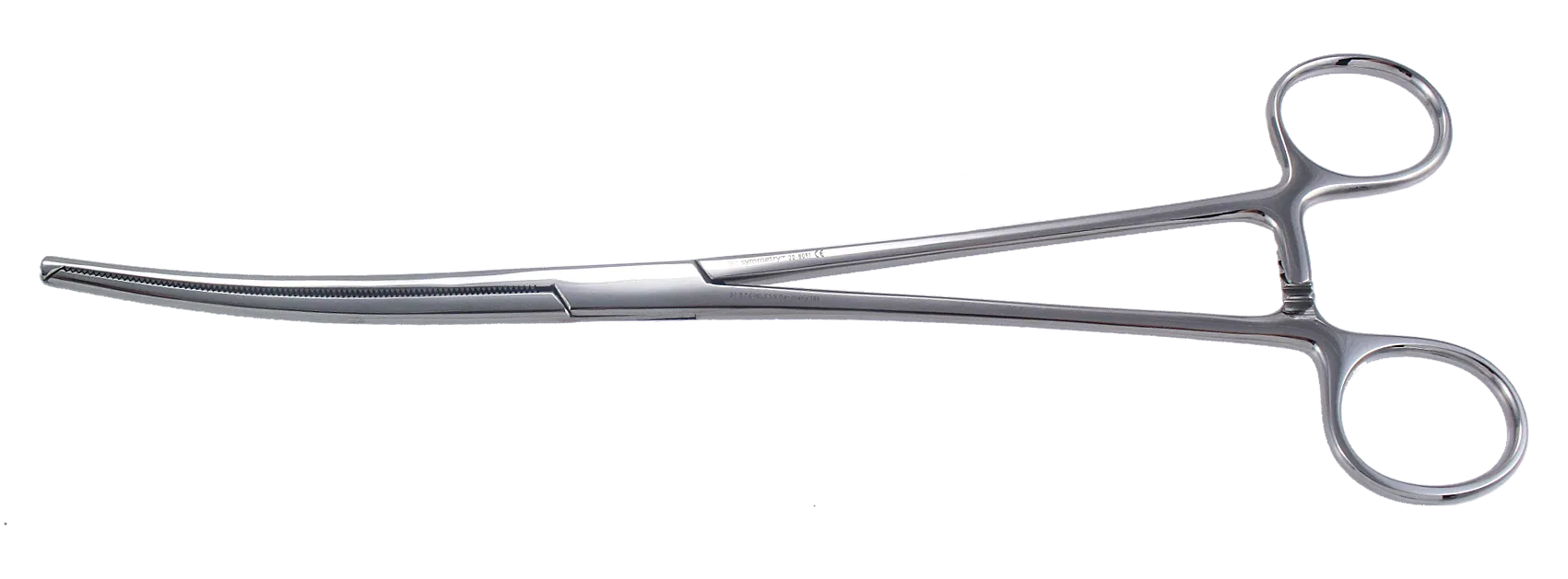 Forceps, Rochester Ochsner, Curved, 1 x 2 Teeth, 10 1/2 in | Aspen Surgical