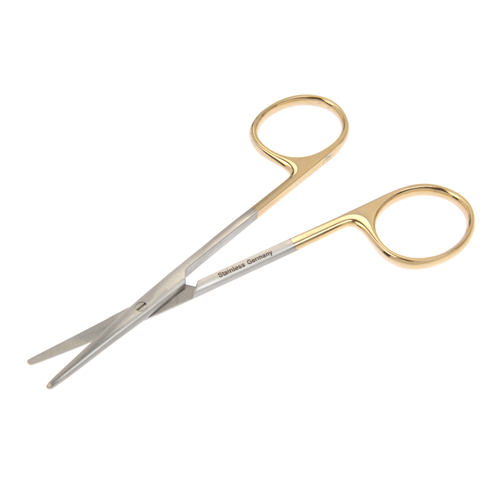 Scissors, Strabismus, Straight, Blunt Tip, TC, 4 1/2 in | Aspen Surgical