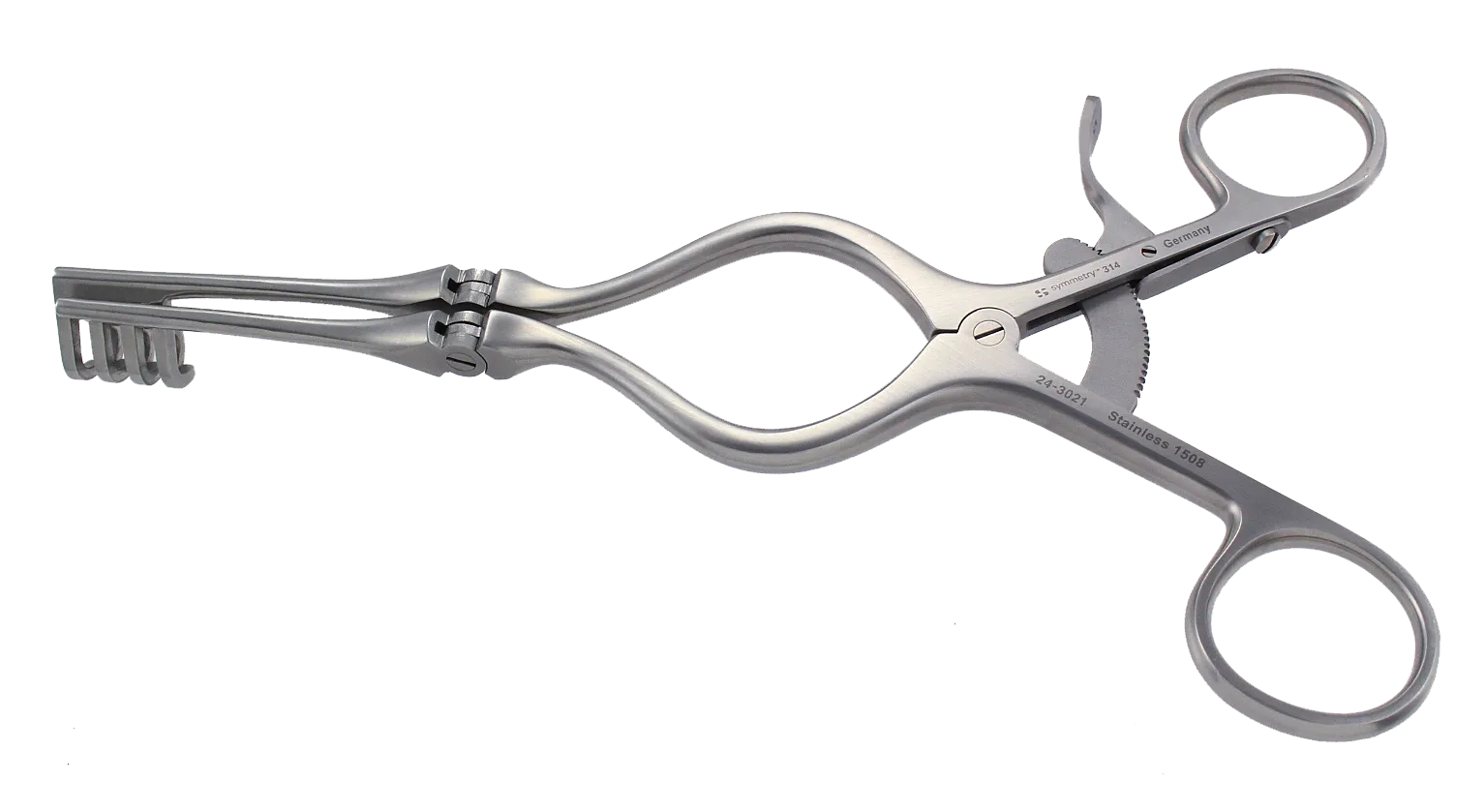 Retractor, Weitlaner-Beckmann, Blunt, 3 x 4 Prong, Hinged Arms, 8 1/4 ...