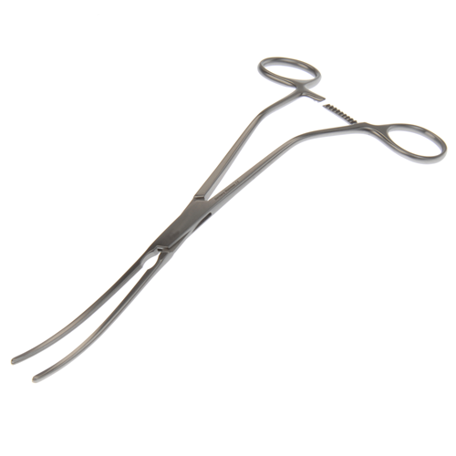 Clamp, Zanger Abdominal Aorta, Curved Shank, 9 1/2 in | Aspen Surgical
