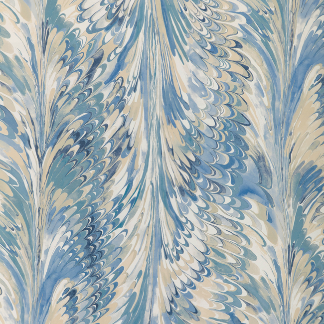 Taplow Paper - Capri/Sky | Kravet