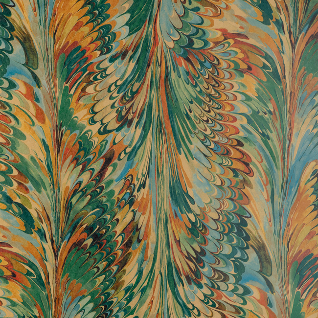 Taplow Paper - Teal/Bronze | Kravet
