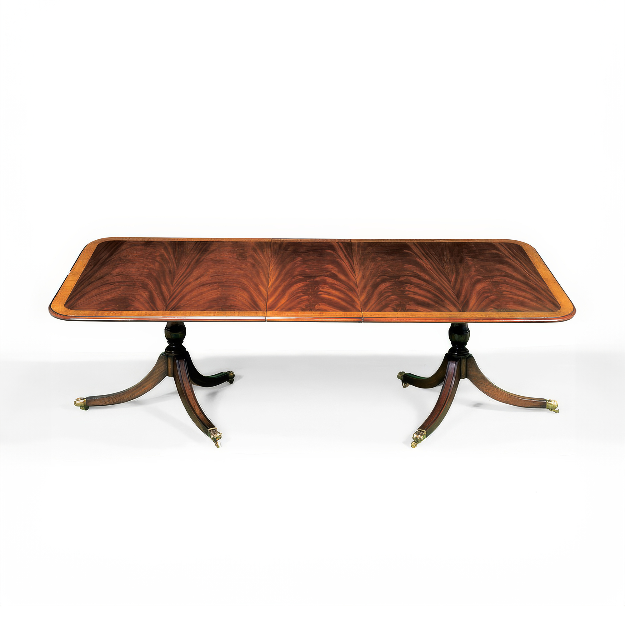 Sheraton Twin Pedestal Dining Table | Kravet