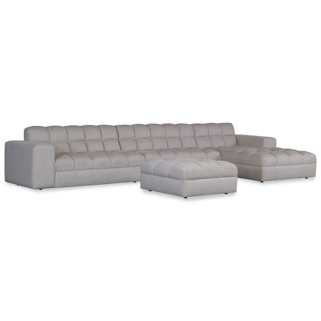 Broad Left Arm Loveseat/Armless Loveseat/Right Arm Chaise/Square Bumper ...